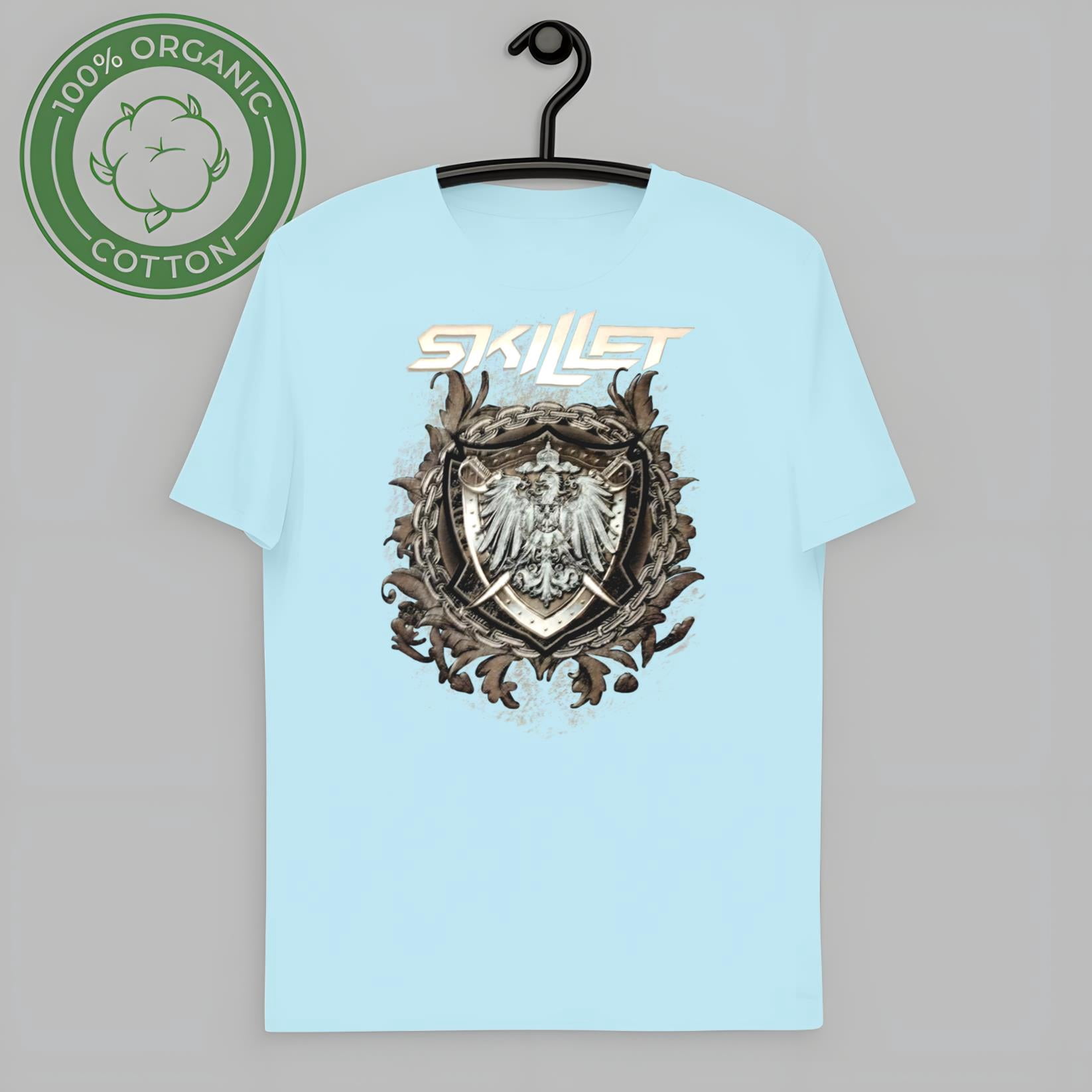 VIntage Skillet Band Short Sleeve Cotton Black All Size Shirt B2809_16 ...