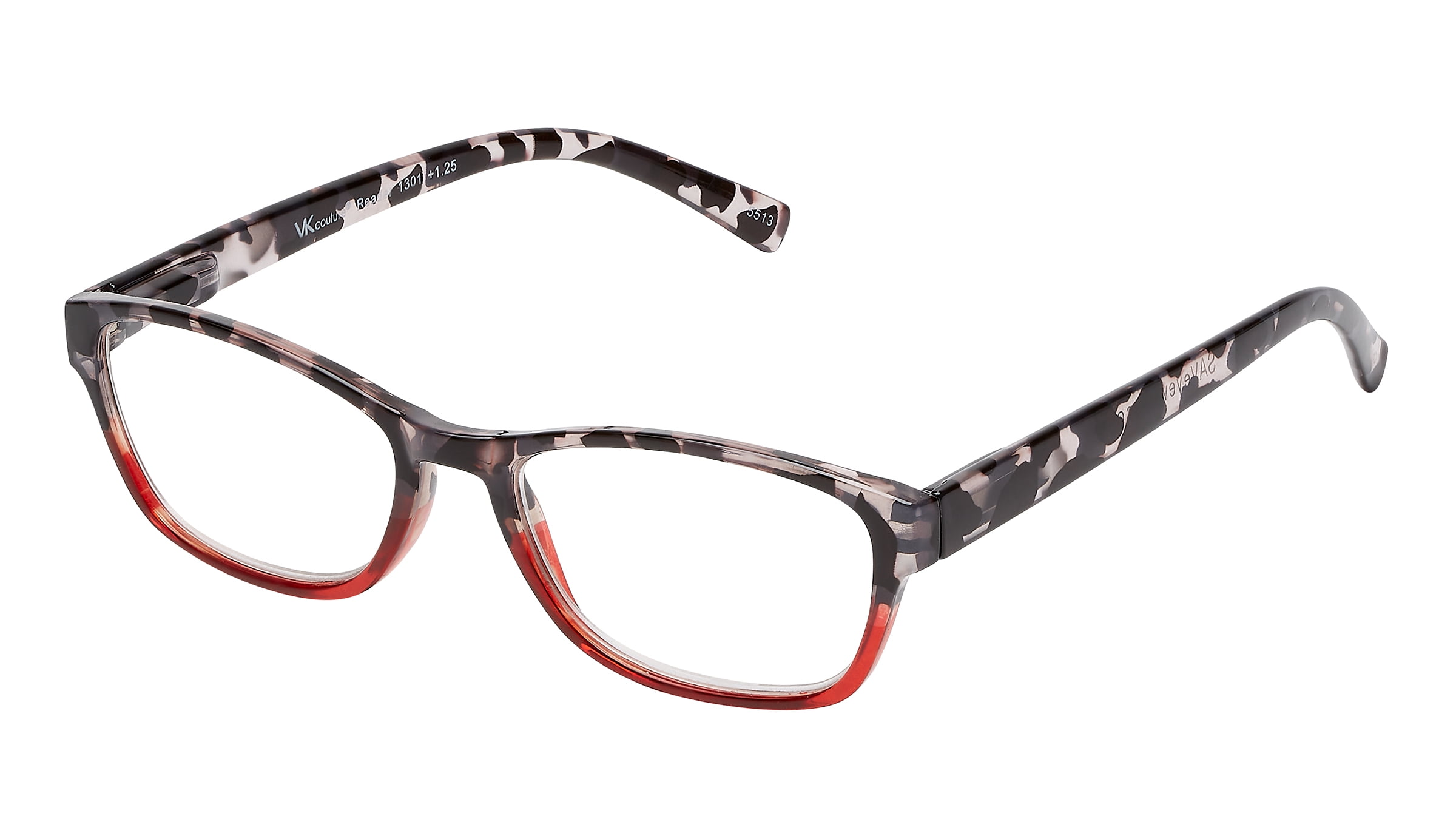 VK Couture Reading Glasses, Small Oval Shape, 1301, Red, +3.00 Size ...