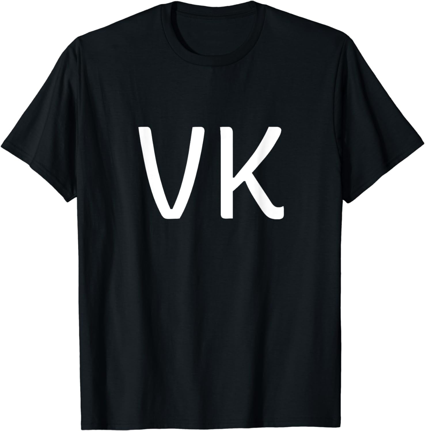 VK Two Letter Pair - Elegant Personalized Initials T-Shirt - Walmart.com