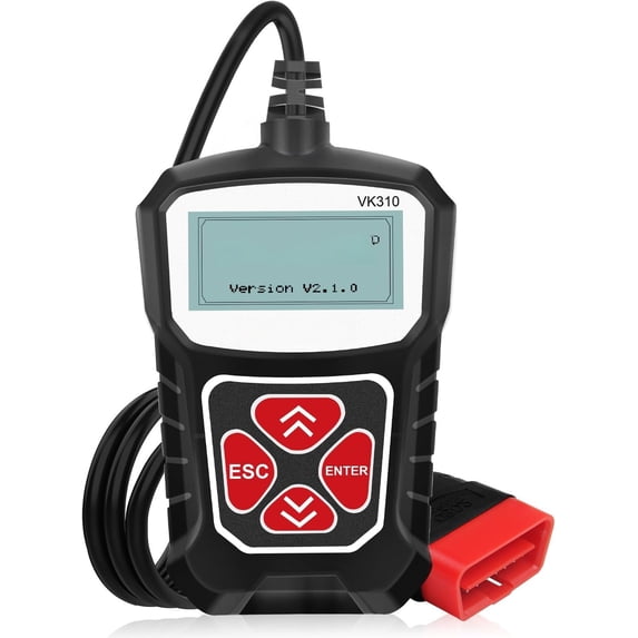 VK310 OBD2 Scanner Diagnostic Tool - Check Engine Code Reader for OBDII Protocols (CAN/KWP2000 ...