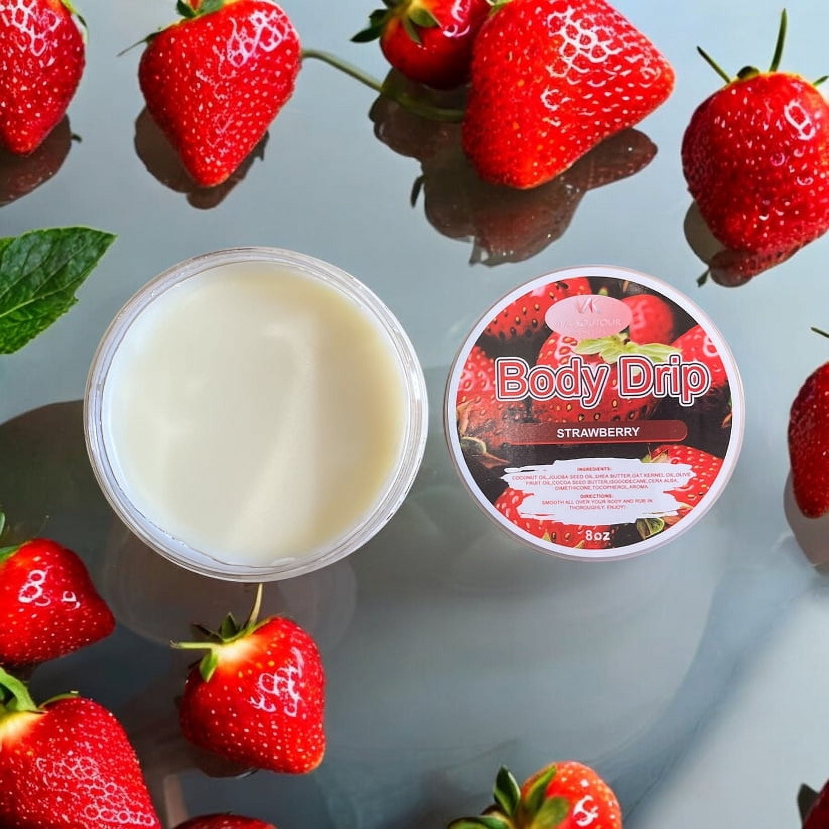 VKC Body Drip Creamy Hydrating Silky Smooth Body Butter Strawberry ...