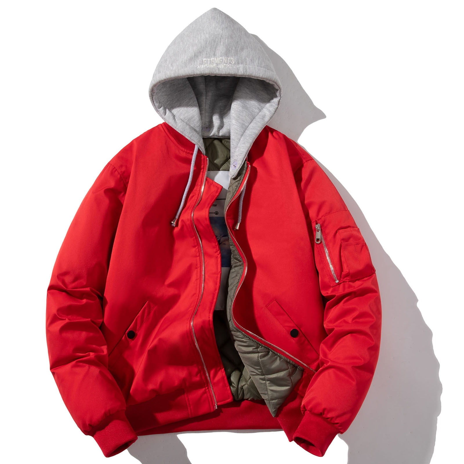 VKEKIEO Trench Coat Men, New Fashion Blazer Blazer Jumper Hooded Cotton ...