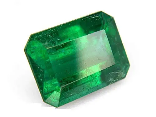 VKG GEMS 7.25 Ratti / 6.62 Carat Emerald Gemstone Original Natural Certified Colmbian Panna ...