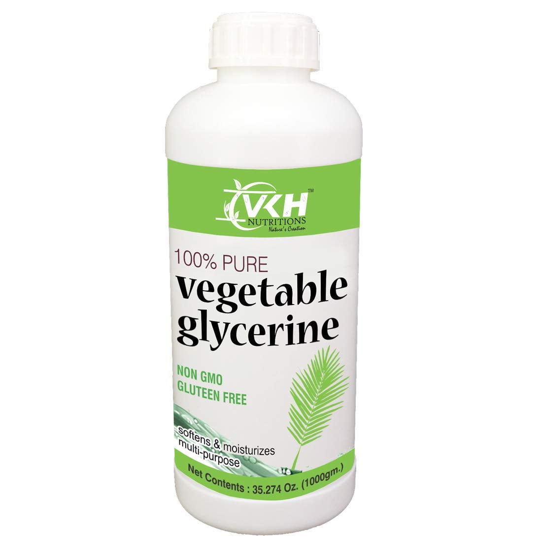 VKH Nutritions Vegetable Glycerin 1000gm Pure Edible Glycerin Food ...