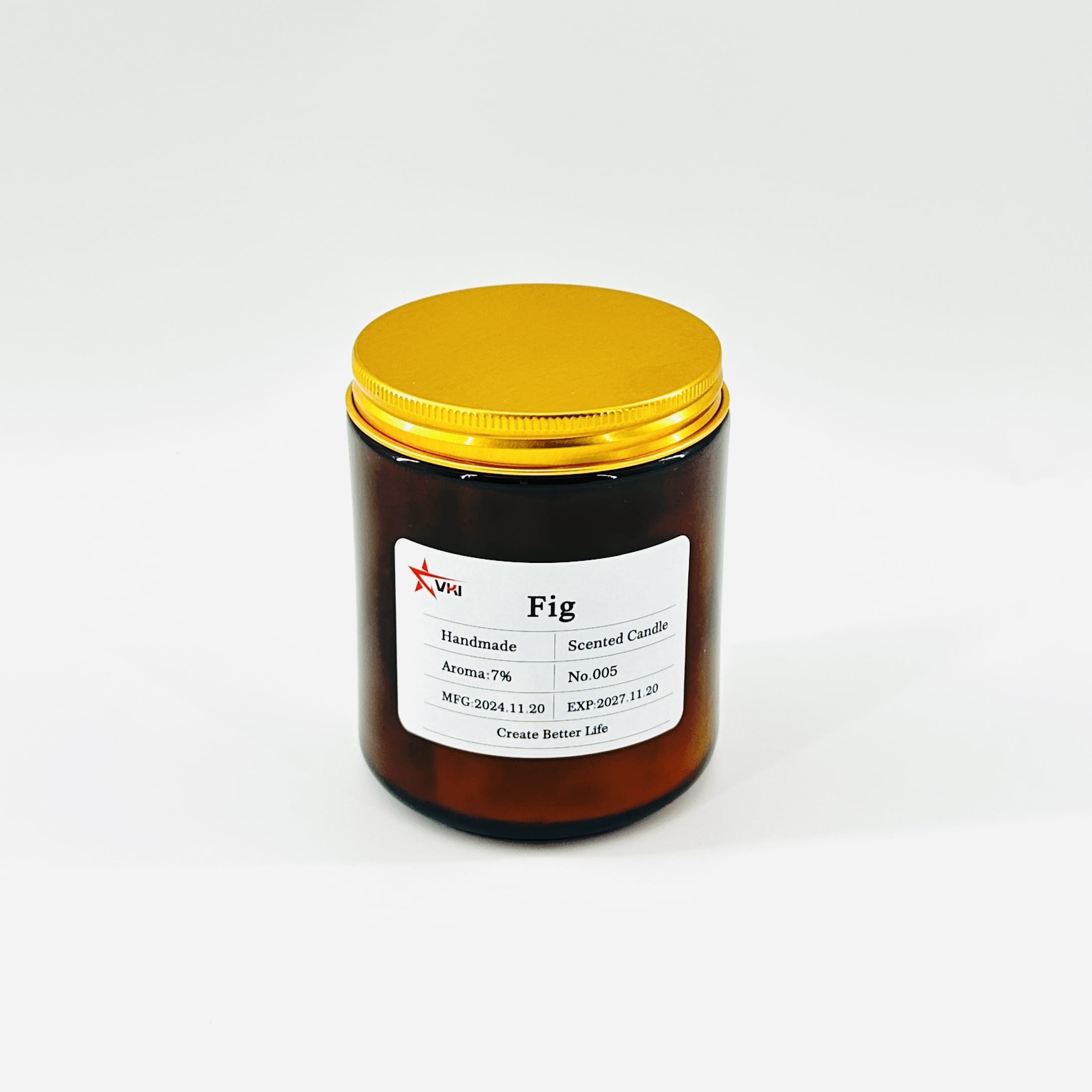 VKI Fig Natural Soy Wax,Handcrafted Aromatherapy Candle,Premium Scented ...