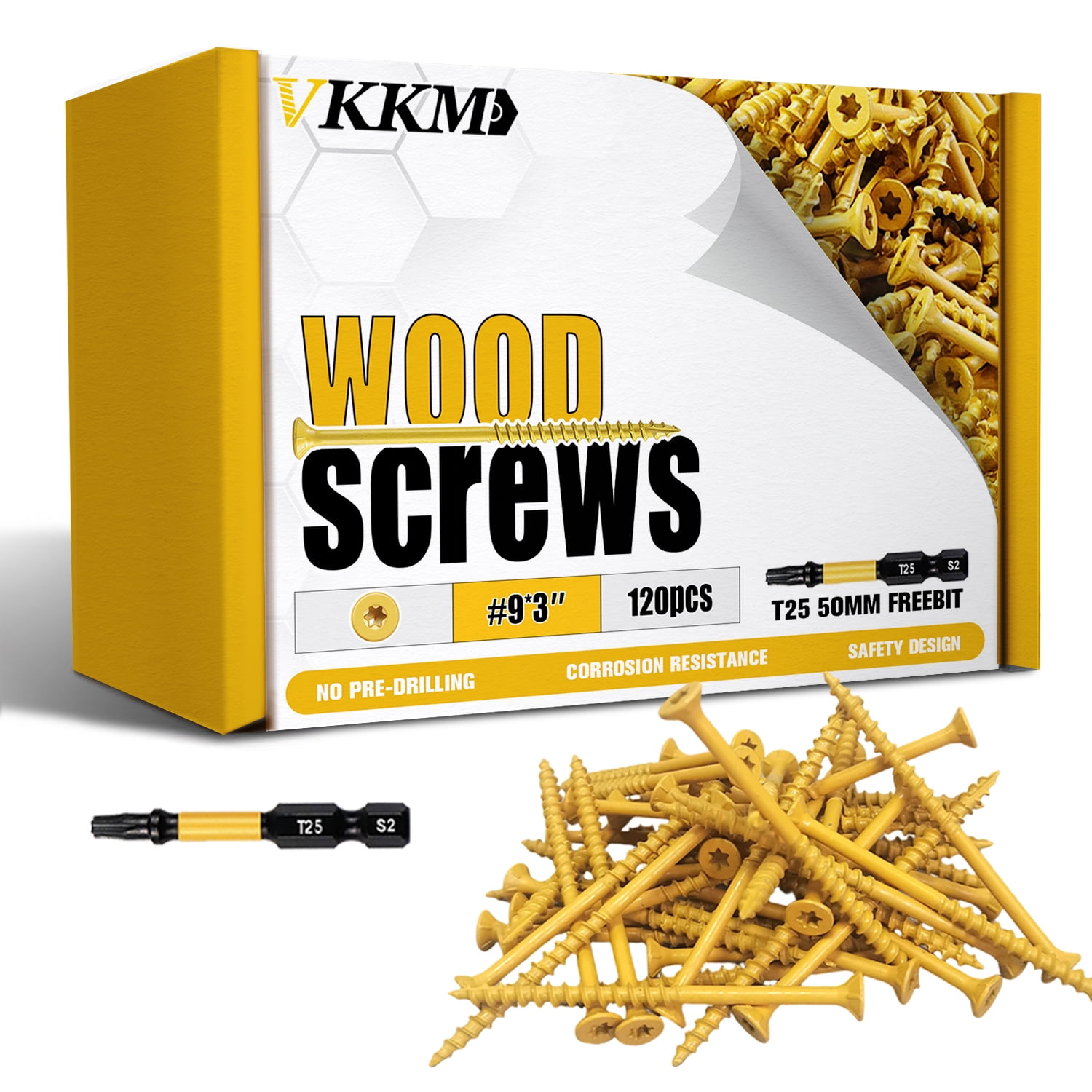VKKM #8 #9 Wood Screws for Your Next Deck, Fence, Treehouse, or ...