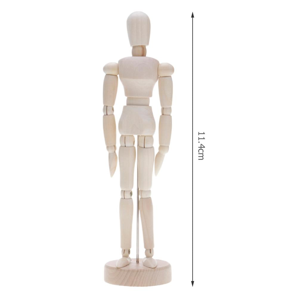 VKTECH NEW Artist Movable Limbs Handmade Male Wooden Toy Figure Model ...