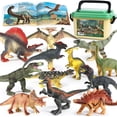 VKZON 12pcs Jumbo Realistic Dinosaur Toy PVC Model Action Figure Set ...