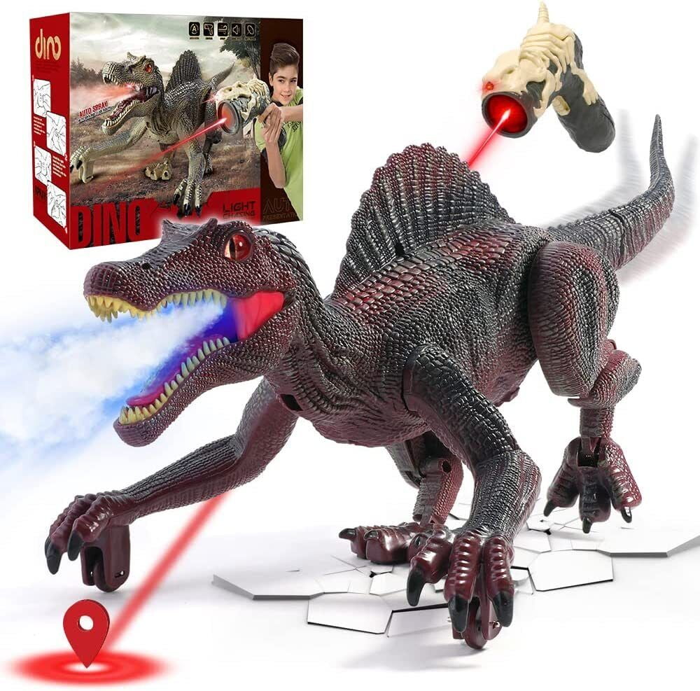 VKZON RC Dinosaur Sound & Light Electronic Spinosaurus 2.4G Dinosaur ...