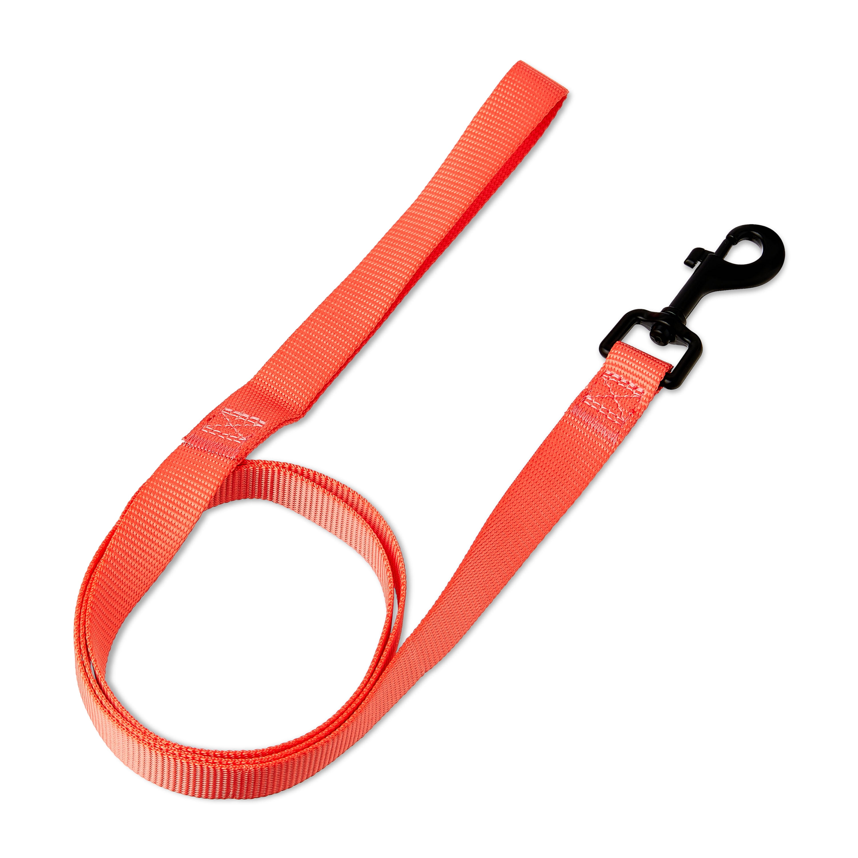 Vibrant Life 4' Polyester Standard Dog Leash, Coral - Walmart.com