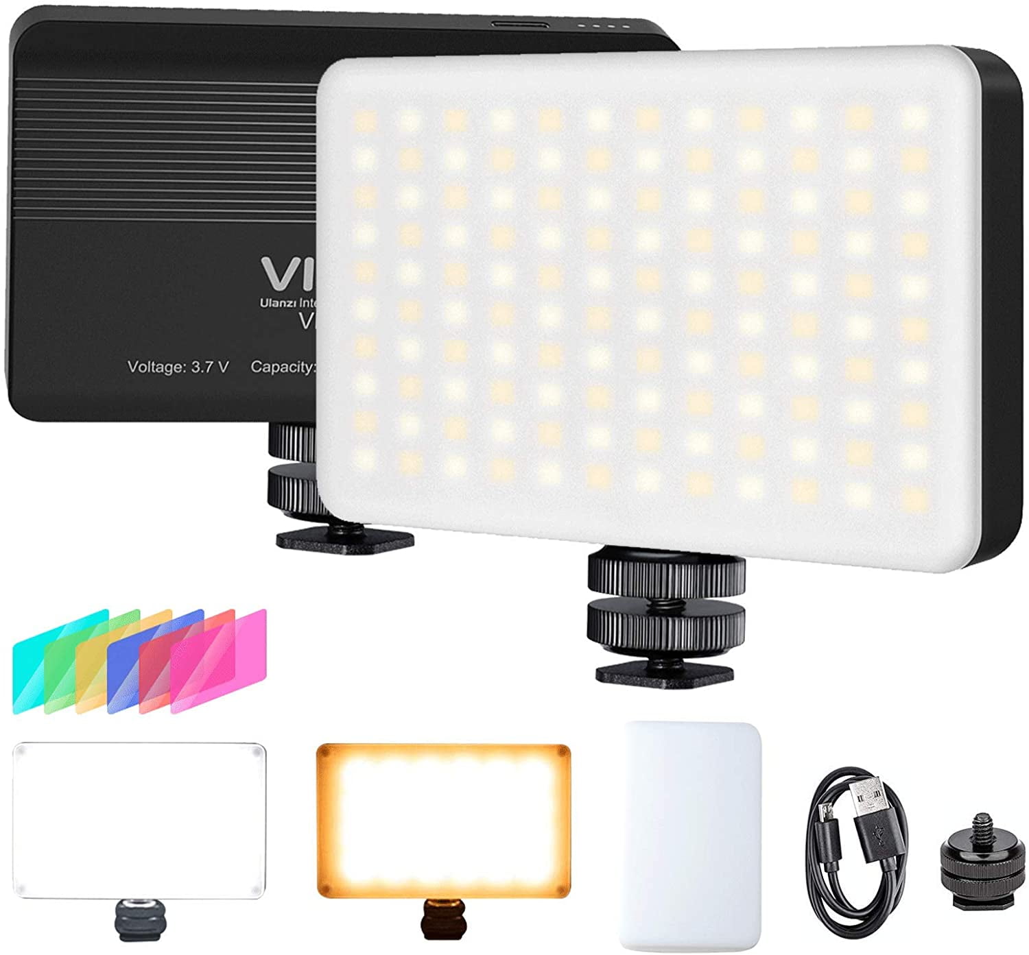 VL120 LED on Camera Video Light,Mini Bi-Color Portable Photography ...