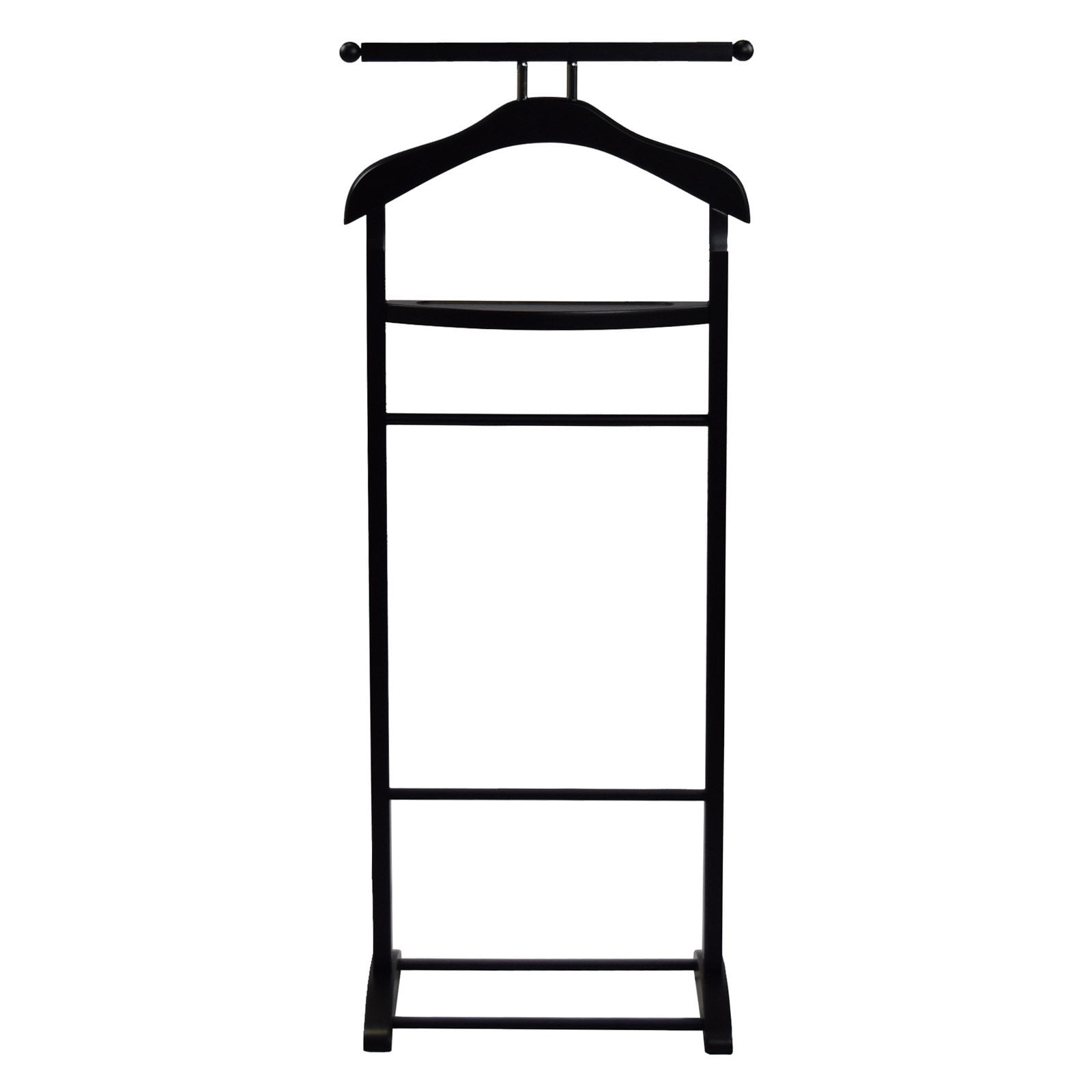 VL17016 Knight Valet with Extended Bar and Key Rack in Black - Walmart.com