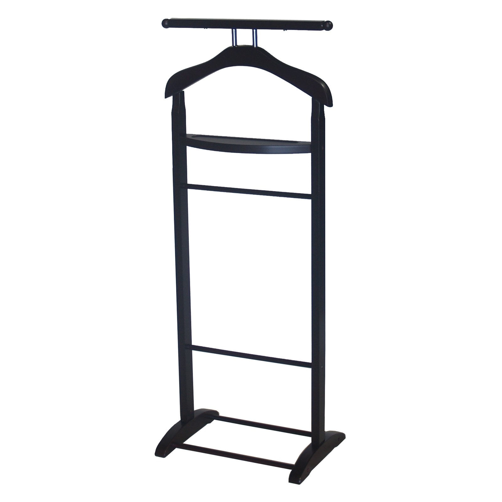 VL17016 Knight Valet with Extended Bar and Key Rack in Black - Walmart.com