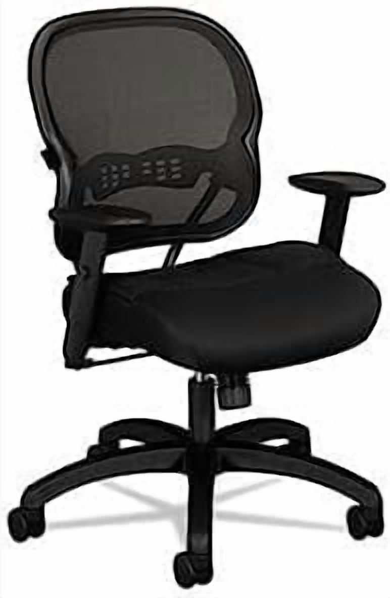 VL712 Series Mid-Back Swivel/Tilt Work Chair, Black Mesh - Walmart.com