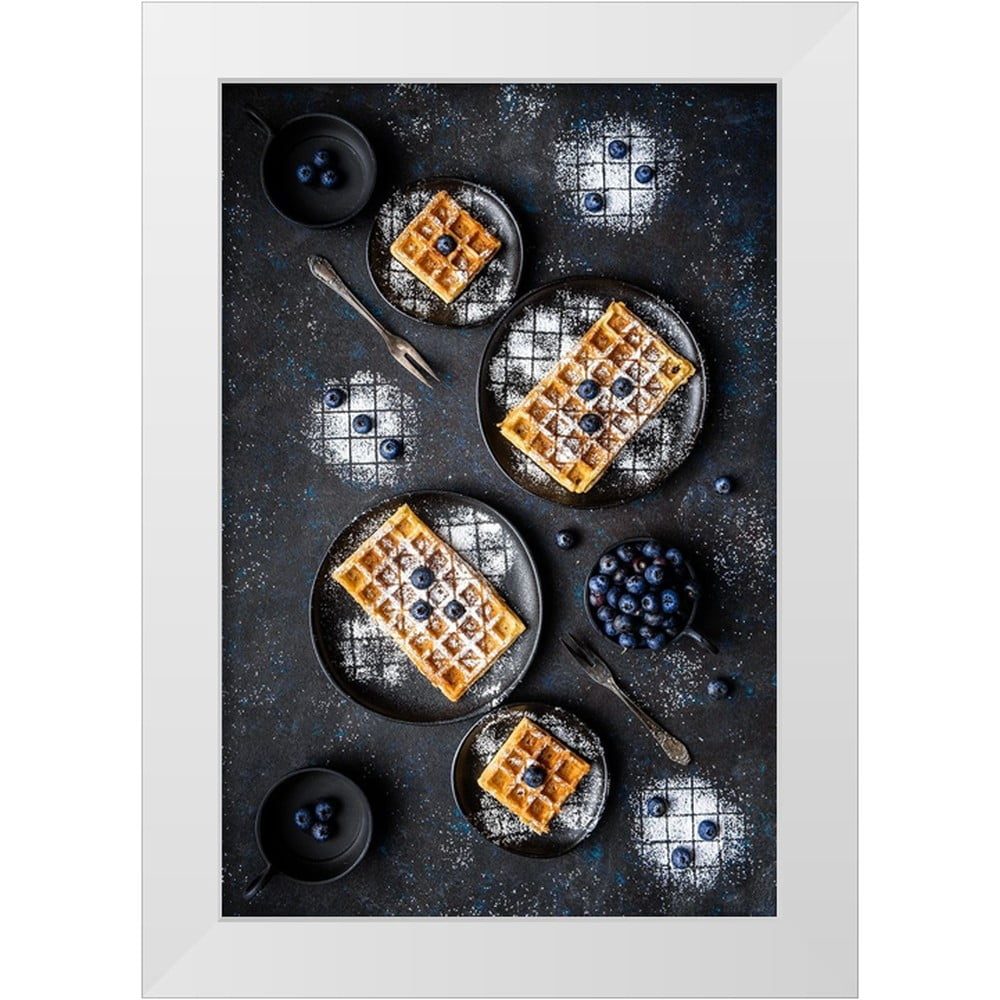 VLAICU, Denisa 17x24 White Modern Wood Framed Museum Art Print Titled ...