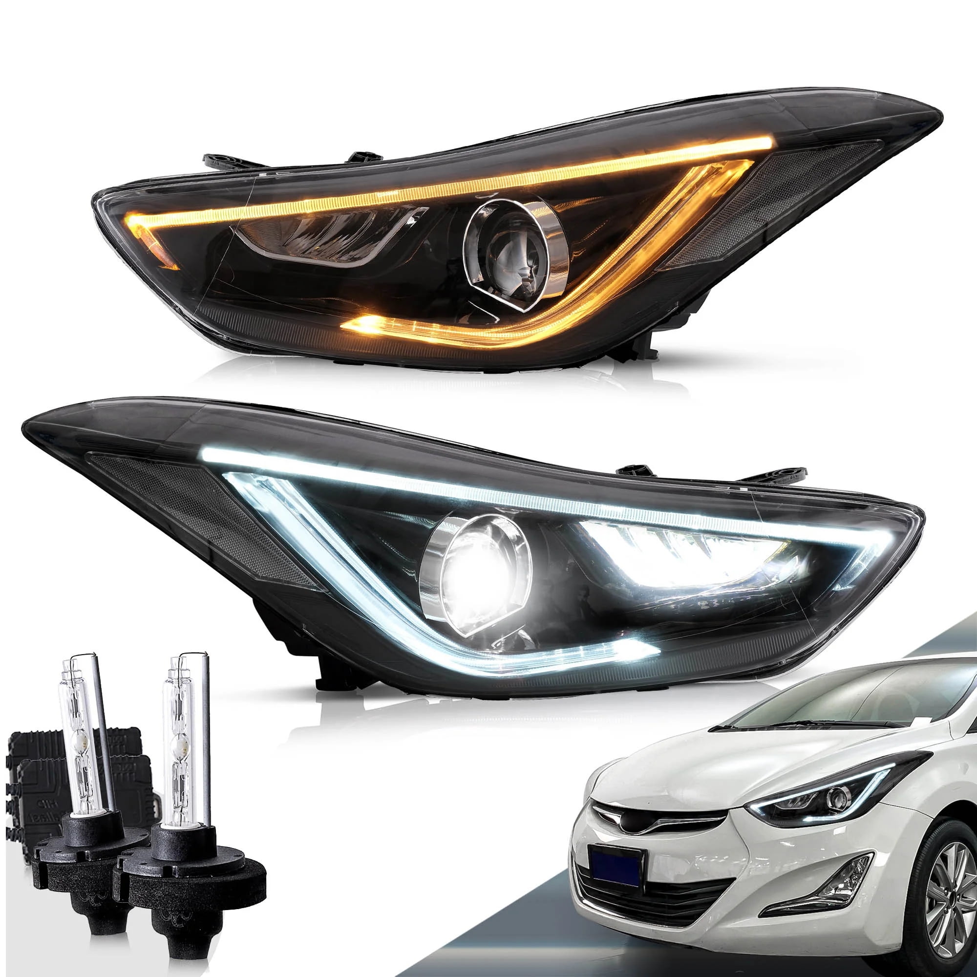 2013 Hyundai Elantra Headlight Bulb Wallpaper For Android