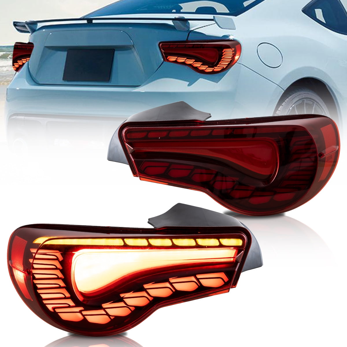 VLAND Full LED Tail Lights for Toyota 86 GT86 2012-2020 Subaru BRZ 2013-2020 Scion FR-S 2013 ...