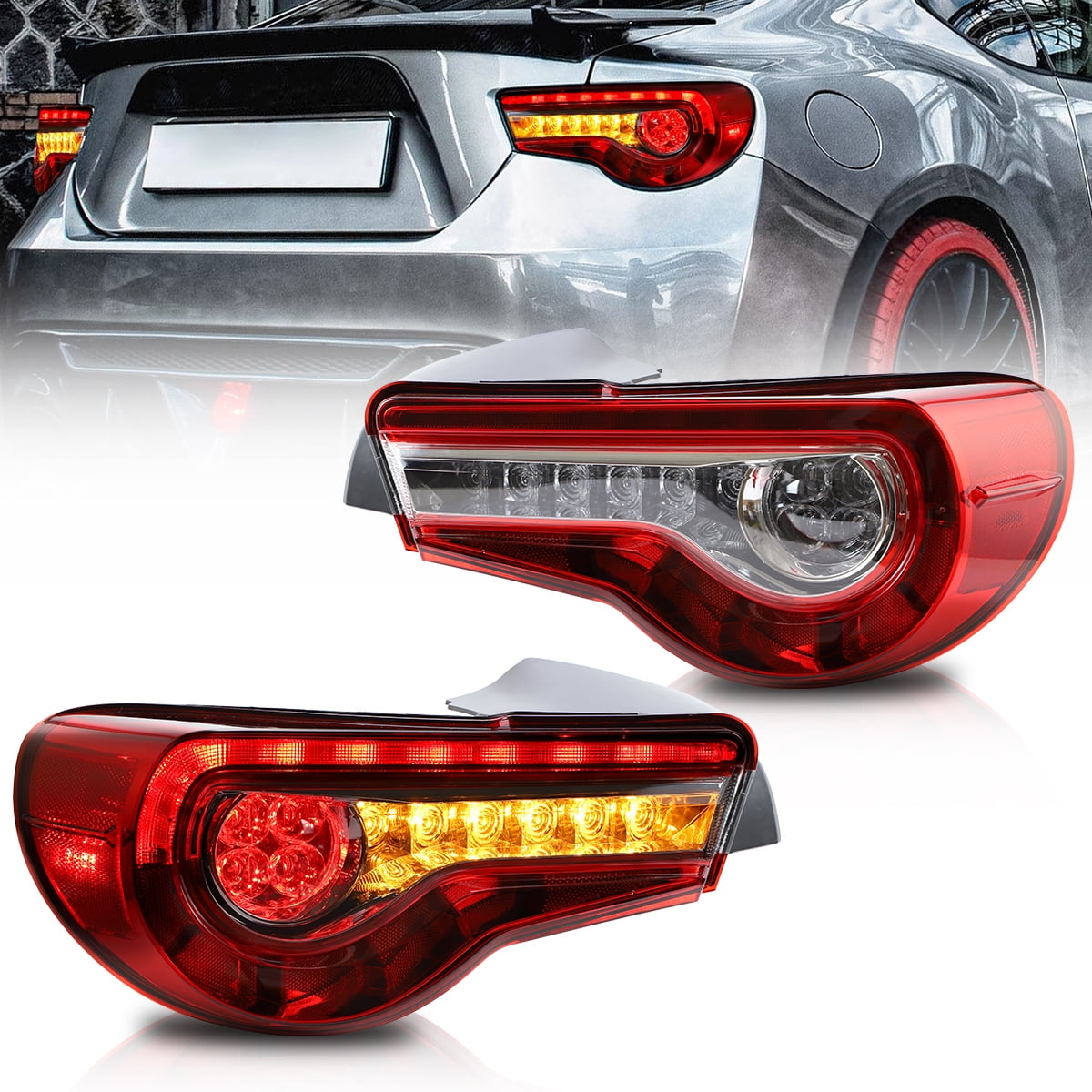 VLAND Full LED Tail Lights for Toyota 86 GT86 2012-2020 Subaru BRZ 2013 ...