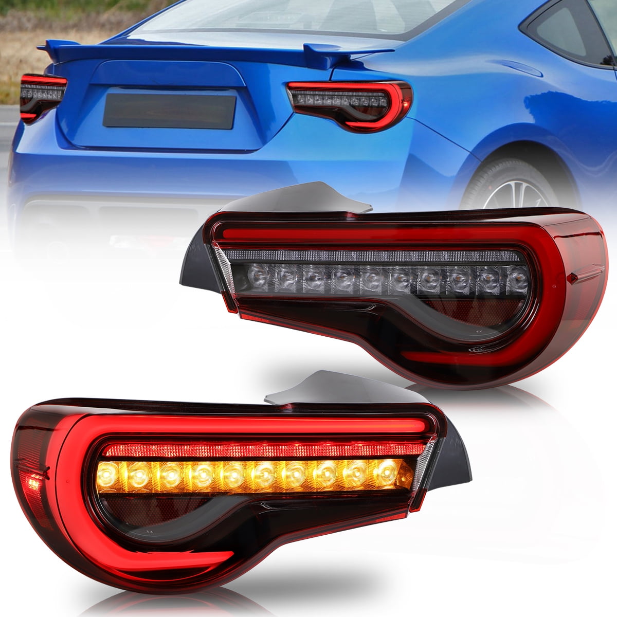 VLAND Full LED Tail Lights for Toyota 86 GT86 2012-2020 Subaru BRZ 2013-2020 Scion FR-S 2013 ...