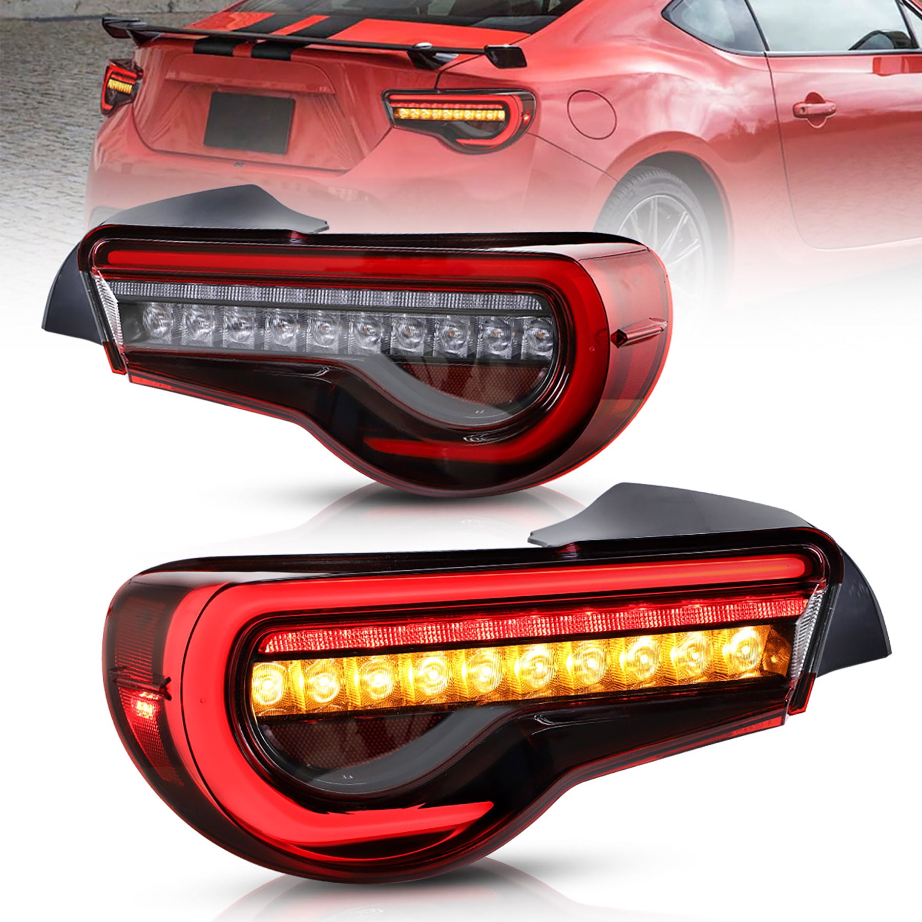 VLAND Full LED Tail Lights for Toyota 86 GT86 2012-2020 Subaru BRZ 2013 ...