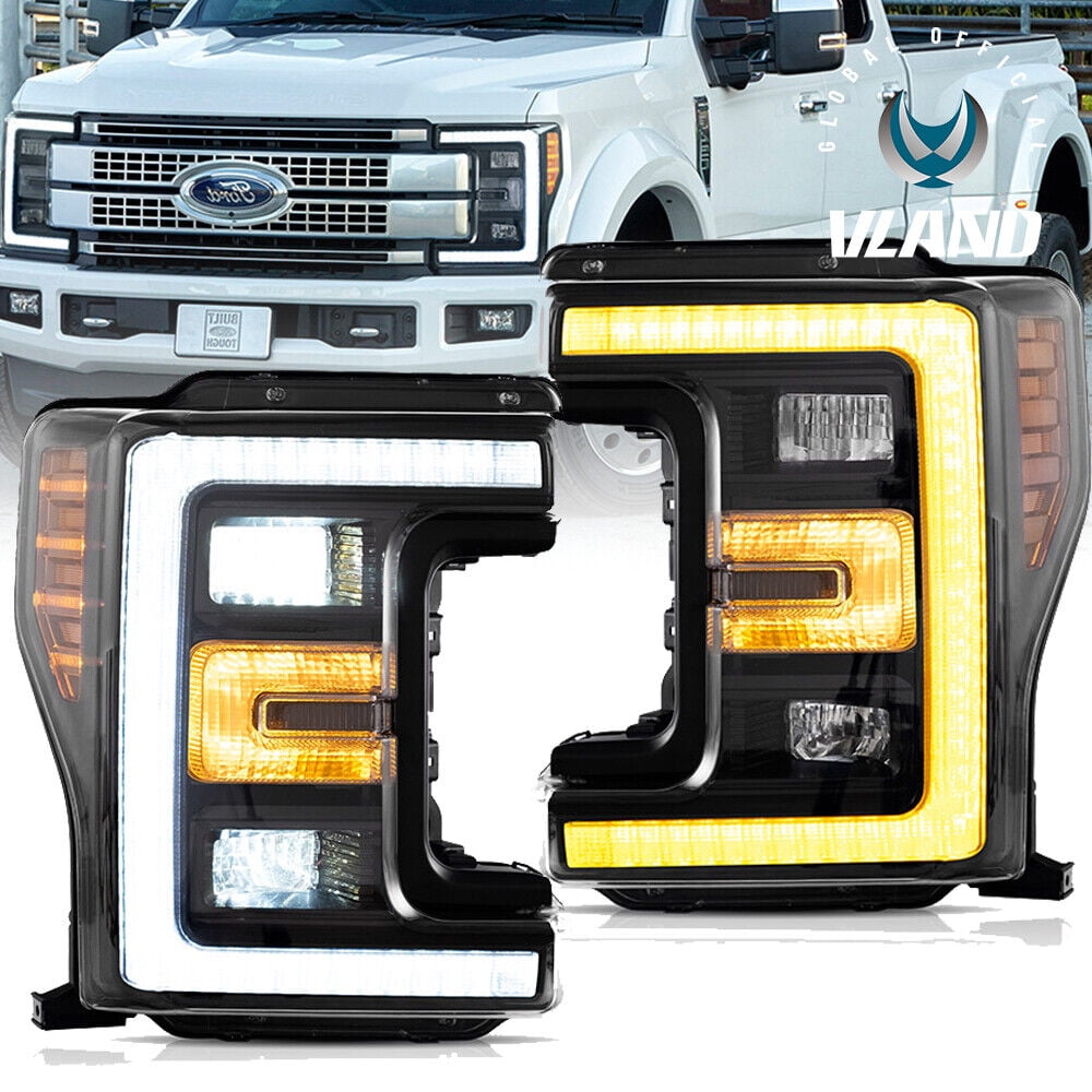 VLAND LED Headlights for 2017 2018 2019 Ford F-250 F-350 F-450 F-550 ...