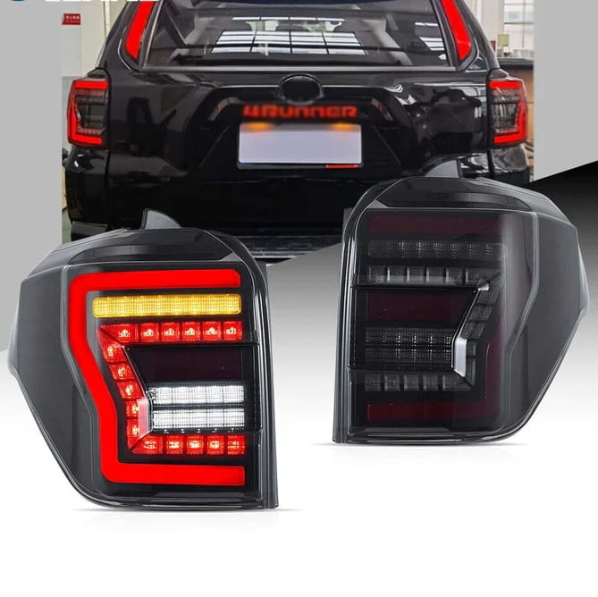 VLAND LED Tail Lights Smoked for Toyota 4Runner 2010 2011 2012 2013 ...
