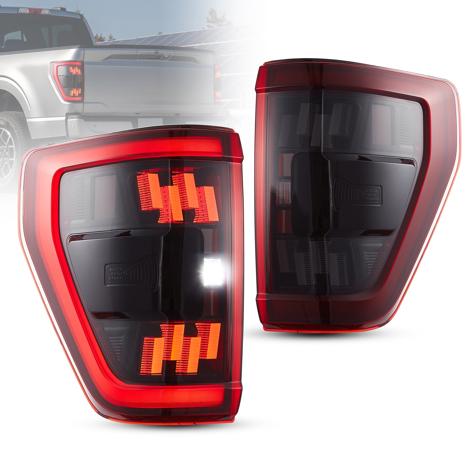 VLAND LED Tail Lights for 2021 2022 2023 Ford F150 King Ranch Lariat ...