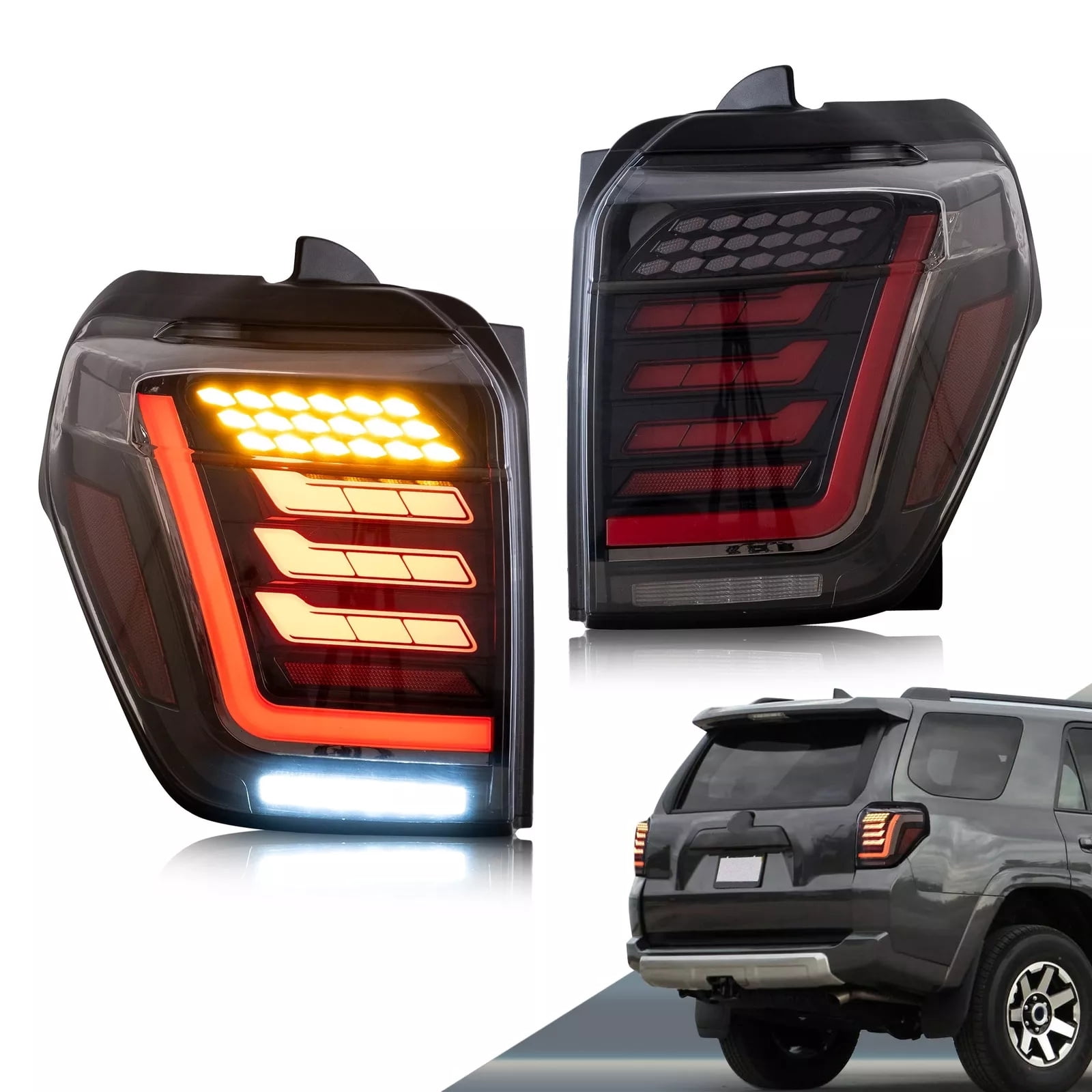 VLAND LED Tail Lights for Toyota 4Runner 2014 2015 2016 2017 2018 2019 ...