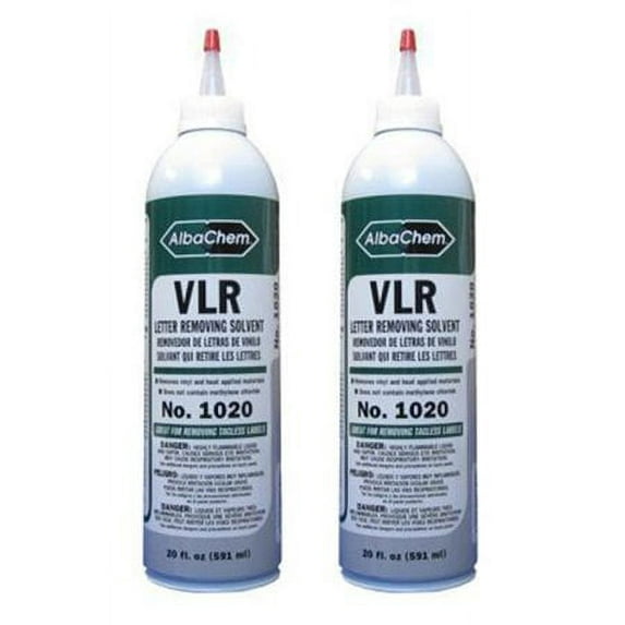 VLR 1020 T-shirt vinyl remover - 20oz Bottle ( 2 Pack.) - Walmart.com