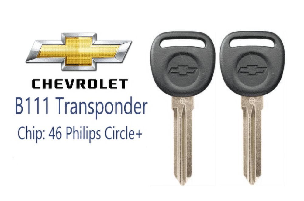 VLS Transponder Chip Key, 46 Philips Circle+, B111, Chevrolet Silverado ...