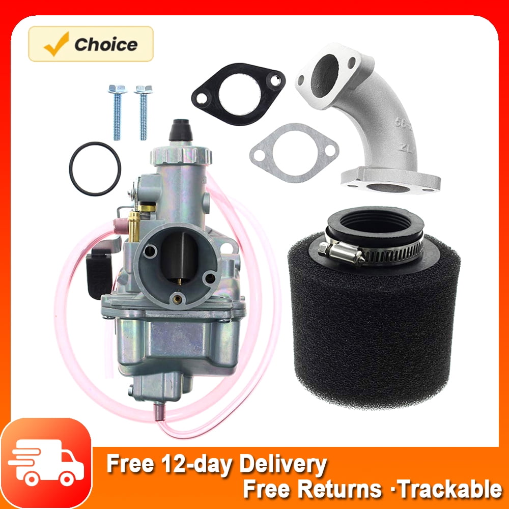 VM22 26mm Carburetor Kit Replacement for Mikuni Intake Pipe Pit Dirt Bike 110cc 125cc 140cc ...