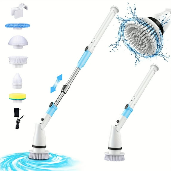 VM6-Steam Mop, Scrubbing Steam Mop With Rotating Mop Pads, 10 In 1 ...