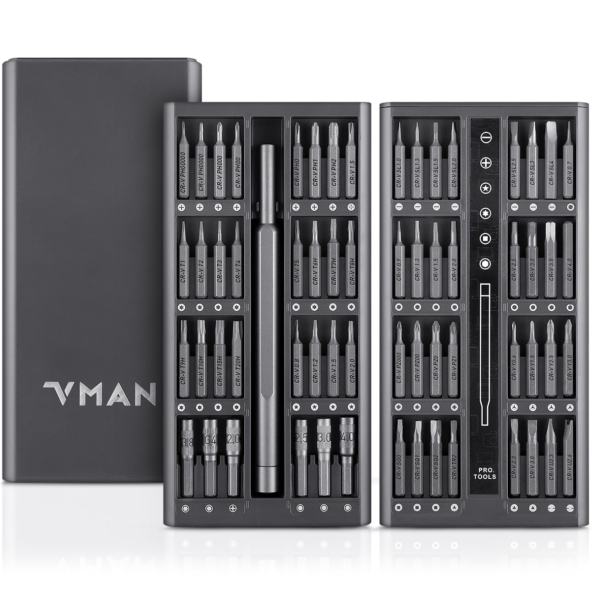 VMAN 63 in 1 Precision Screwdriver Set Iphone Repair Tool Kit with Case ...