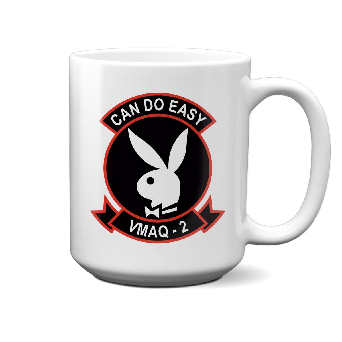 VMAQ-2 Can Do Easy - Bunny Logo 15 Oz Ceramic Mug - Walmart.com