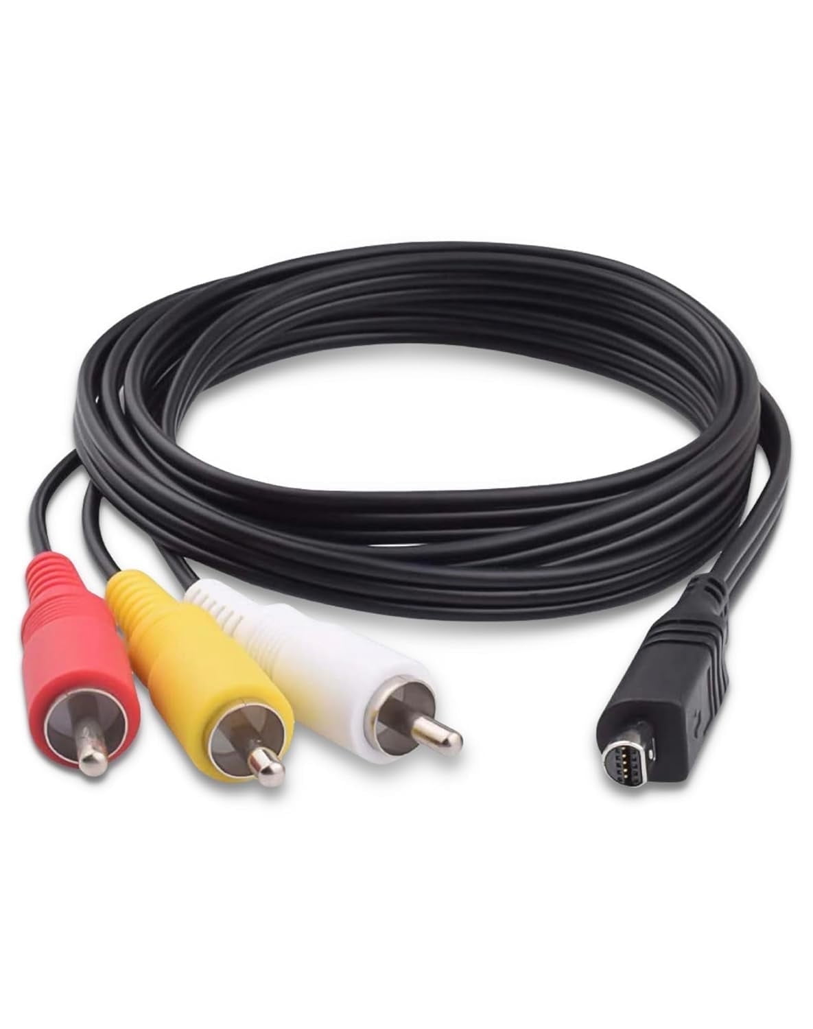 VMC-15FS AV A/V Audio Video Cable Replacement 10Pin AV 3RCA Cord ...