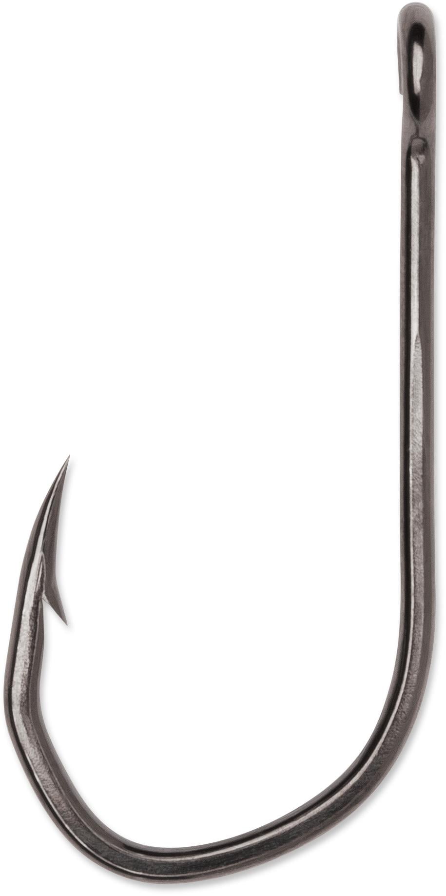 VMC 7174BN#1PP TechSet Siwash Hooks Open Eye, Needle Point, 1X, Black - Walmart.com