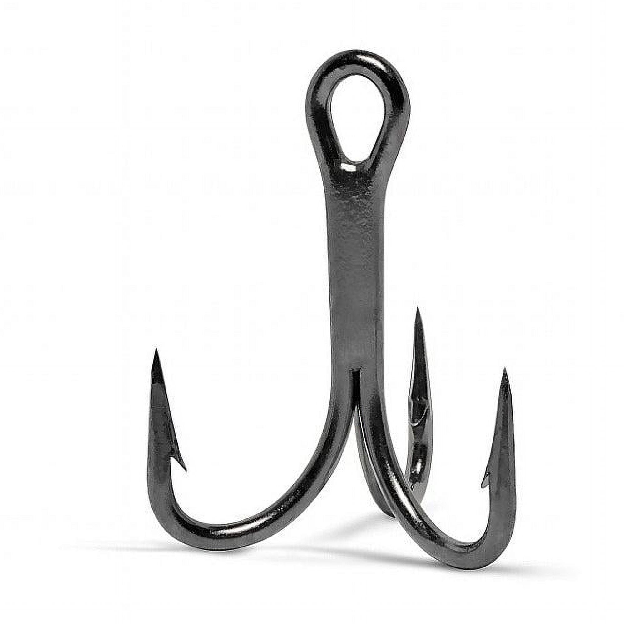 VMC 9626 4X Treble 50PK Black Nickel, 1 Hooks - Walmart.com