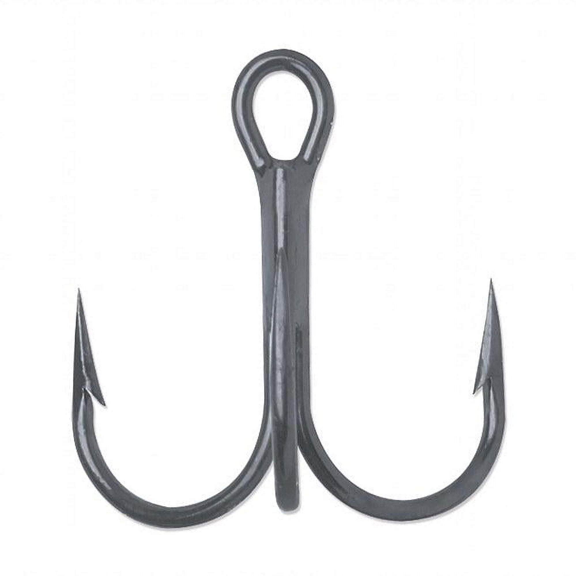 VMC 9651 1X Treble Black Nickel - 25PK 4 Hooks - Walmart.com