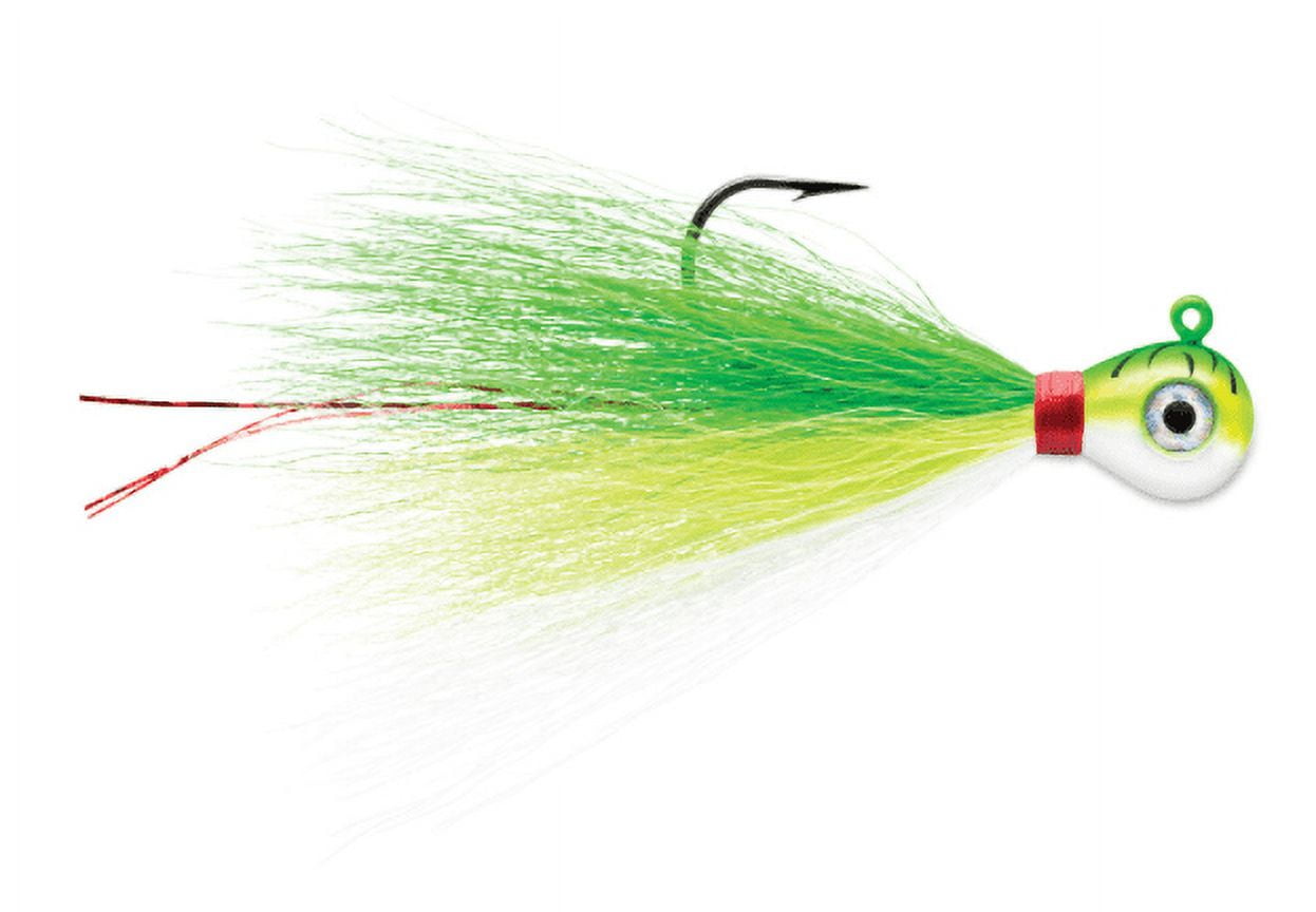 VMC Bucktail Jig 1/8 Green Fire UV, One Size - Walmart.com