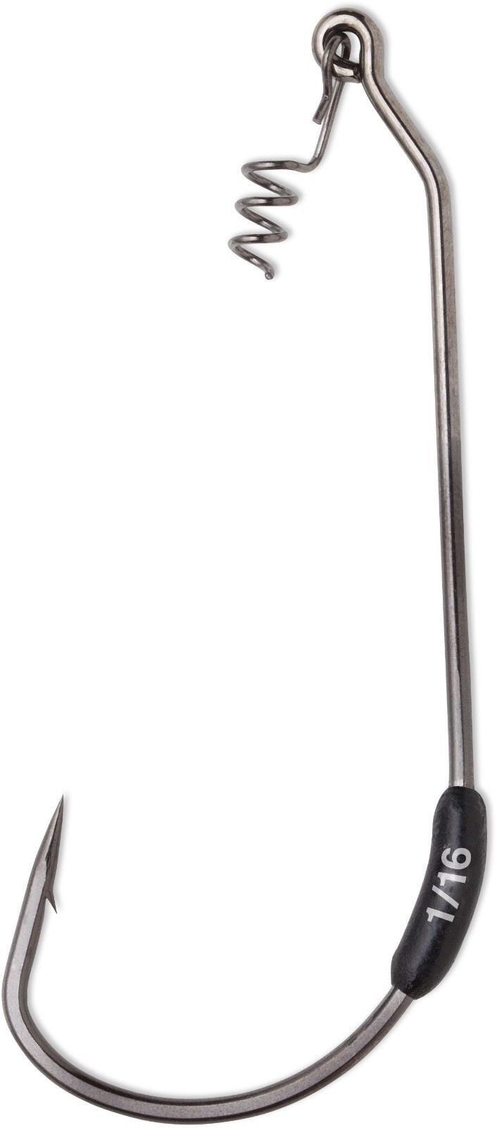 VMC Drop Dead Black Nickel Weighted Hook 4 pack - Walmart.com