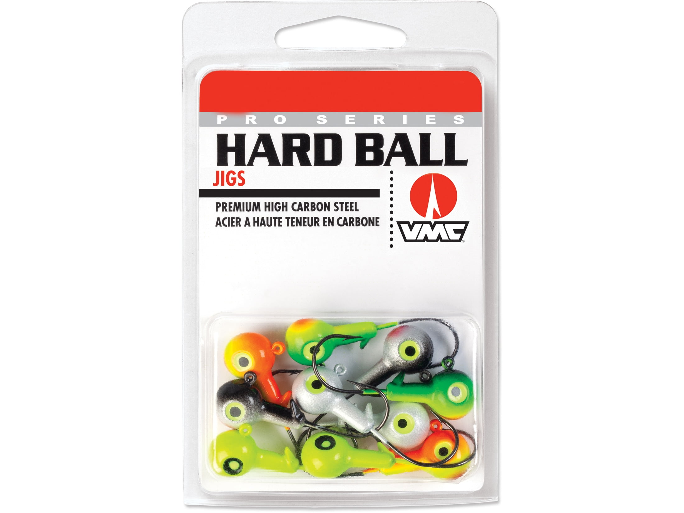 VMC HBJ38K Hard Ball Jig , Sinking 3/8 oz, #2/0 Hook, Assorted, 10pk ...