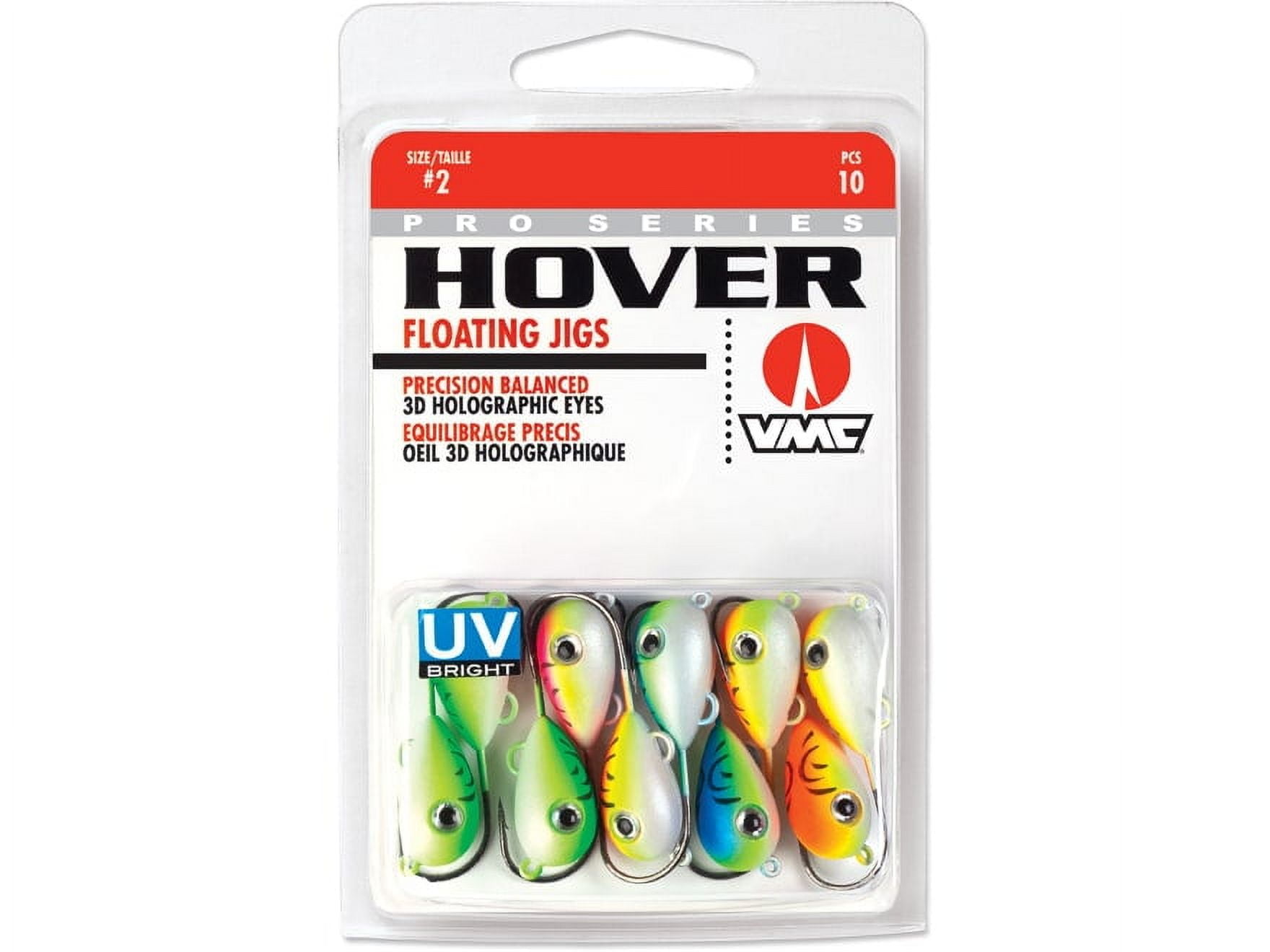 VMC Hover Jig Floating Jighead 1/0 Kit Assorted UV - Walmart.com