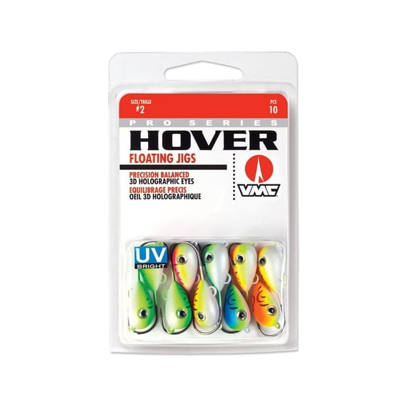 VMC Hover Jig Floating Jighead 1/0 Kit Assorted UV - Walmart.com