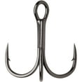 VMC Hybrid Treble 1x Hook #4/0 Hook Size, Black/Nickel, Package of 4 ...