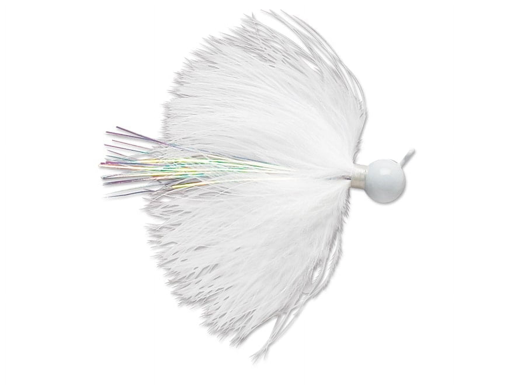 VMC Marabou Jig White 1/16 oz - Walmart.com