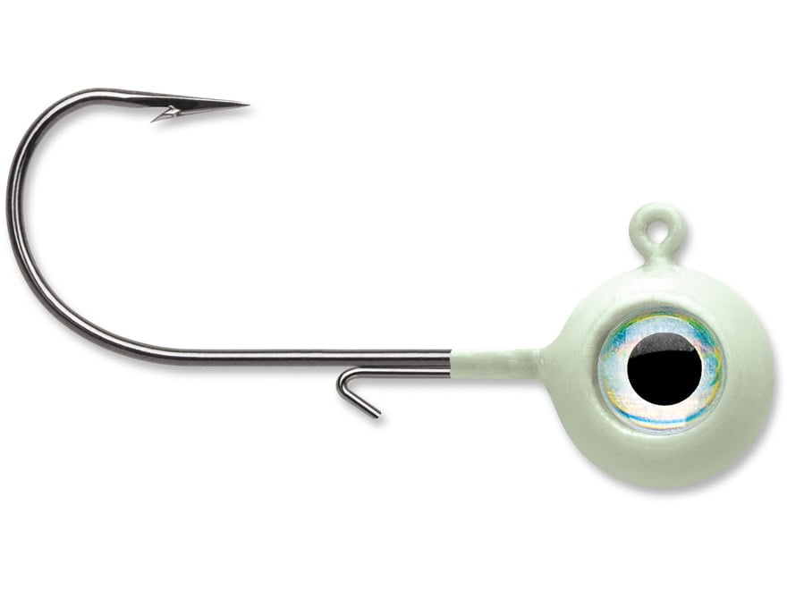 VMC Neon Moon Eye 3D Holographic Jig Fishing Lure, Glow, Size 2/0, 1/4 ...