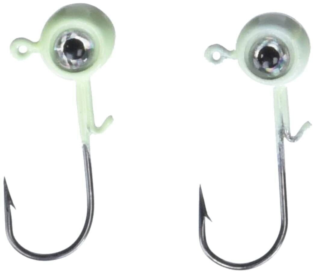 VMC Neon Moon Eye Jig 1/16oz Glow, 2PK - Walmart.com