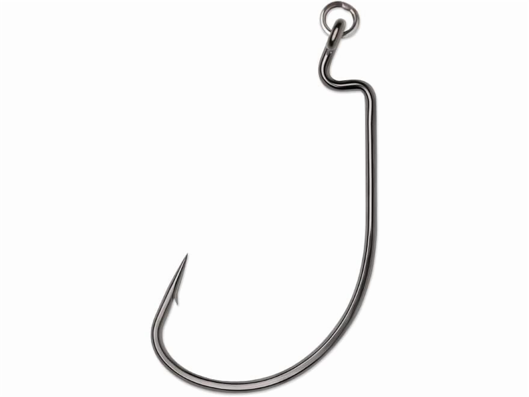 VMC Heavy Duty Ringed Wide Gap Hook #2/0 Black Nickel 5PK - Walmart.com
