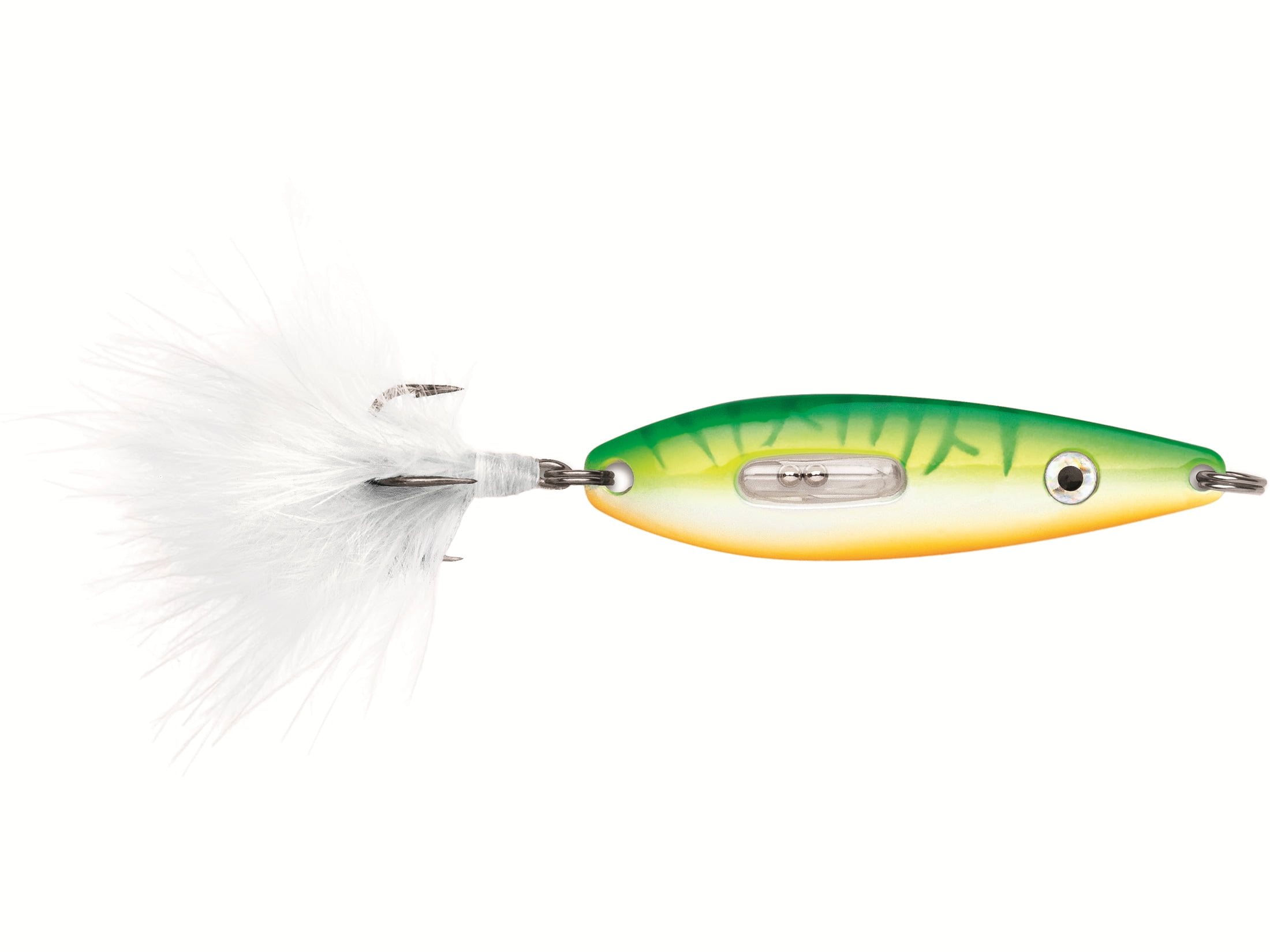 VMC Rattling Roach Spoon Glow Green Fire UV 3/16 oz - Walmart.com