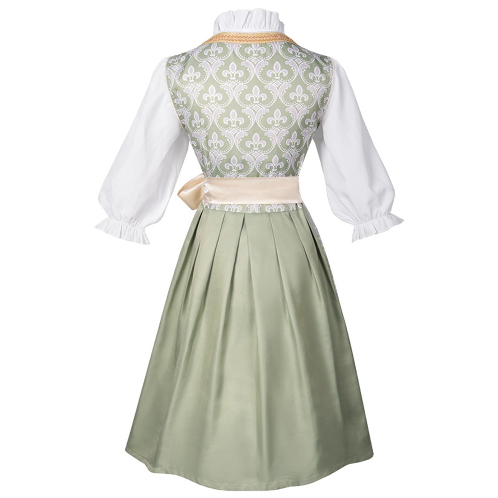 VMESZQFG Vintage Court Style Long Dresses Gothic Dress with Pockets ...